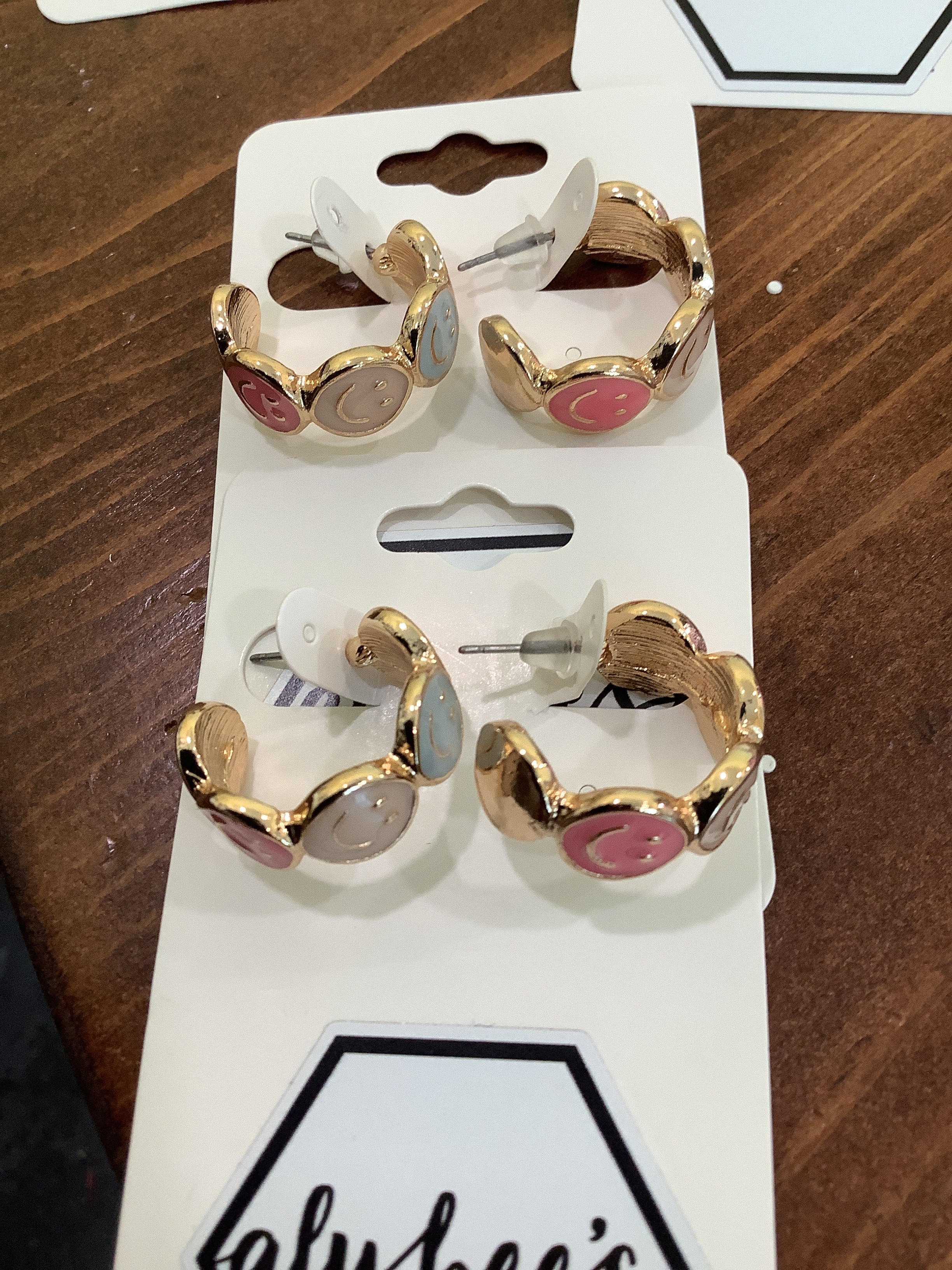 Smiley Hoops – Aly Bees